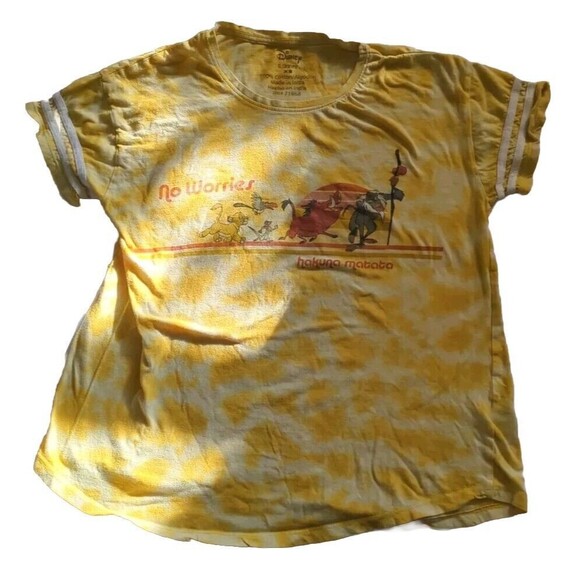 Disney | Tops | Vintage Disney Lion King Shirt Movie Promo Tie Dye ...